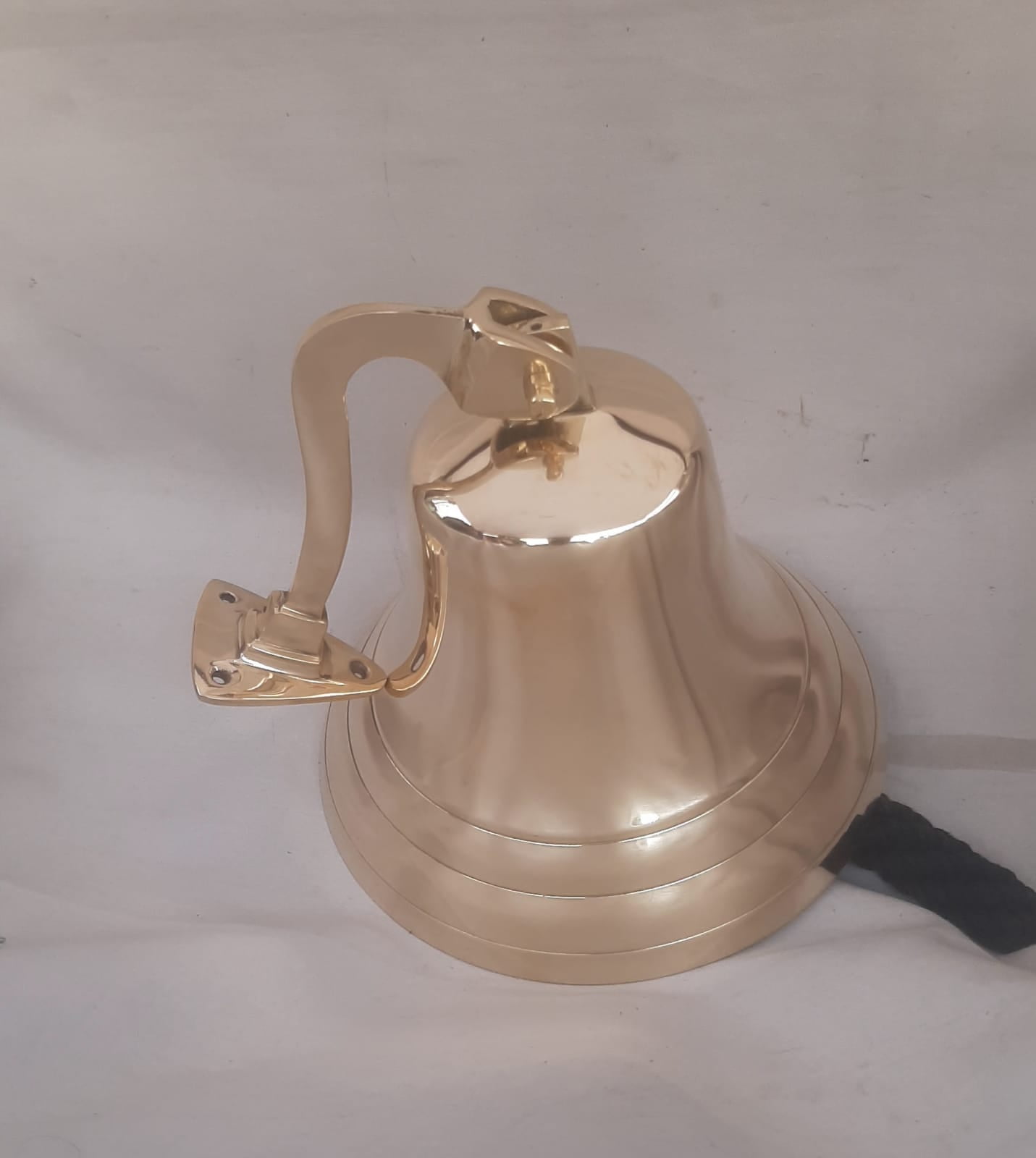 Maritime 7'' Nautical Antique Ship, Church & School Bells with Rope ...