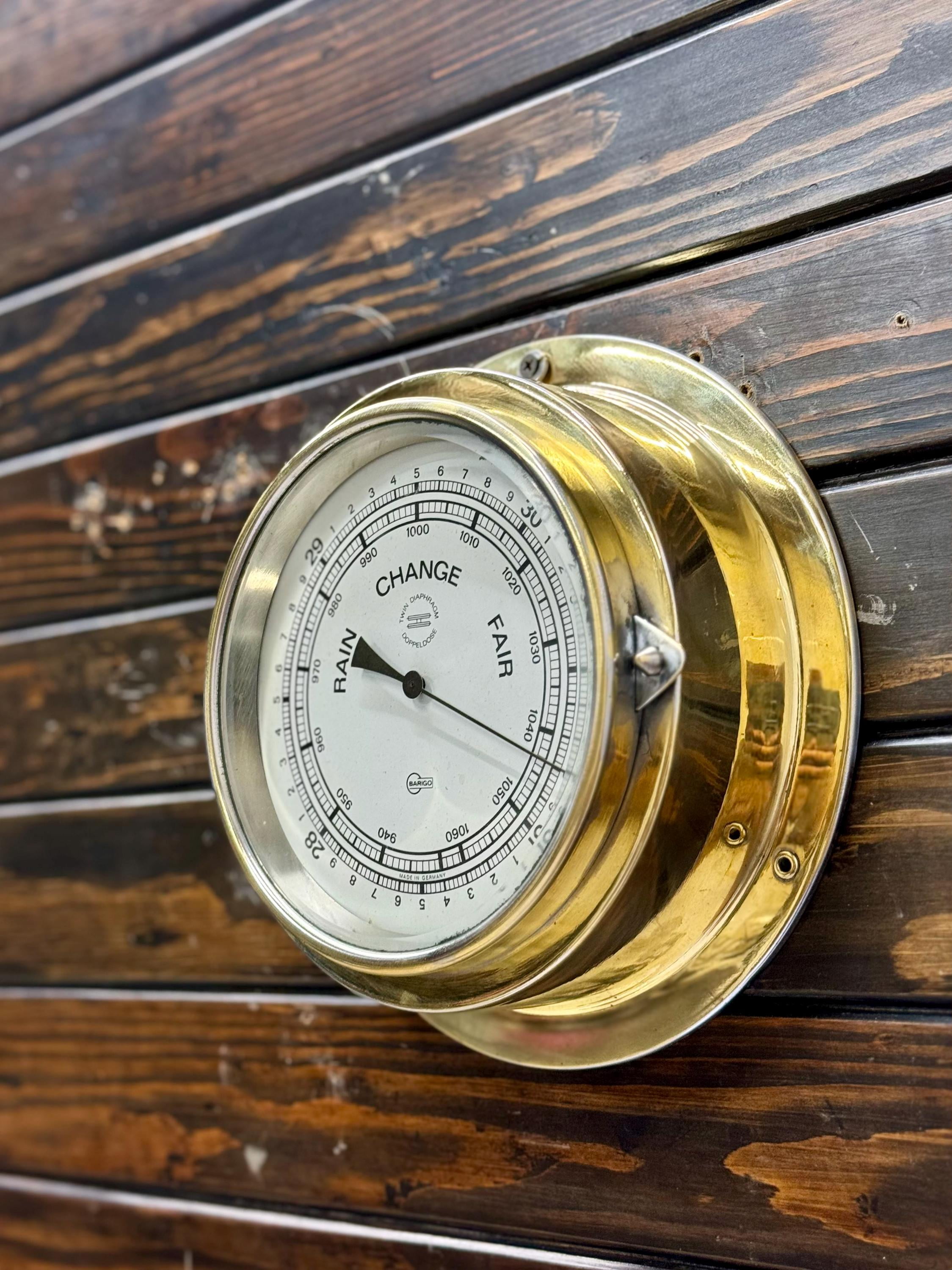 Maritime Antique Rain Change Fair Twin Diaphragm Doppeldose Barigo ...