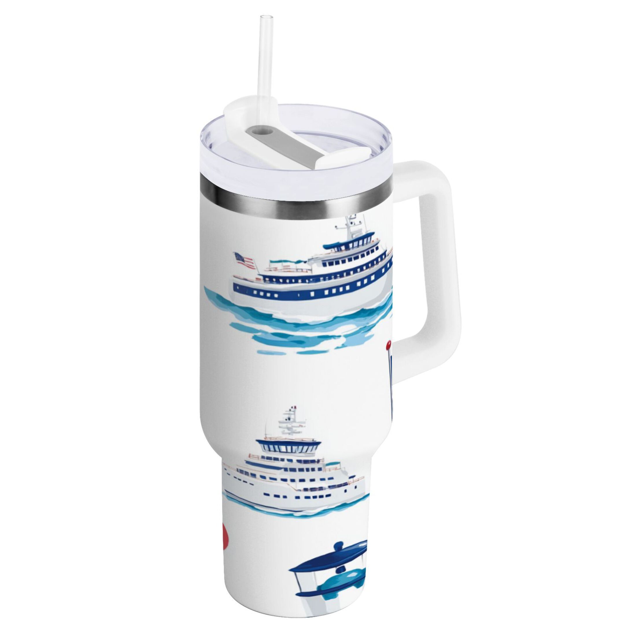 Maritime Elements Design Water Bottles 30oz Insulated Tumblers Double ...