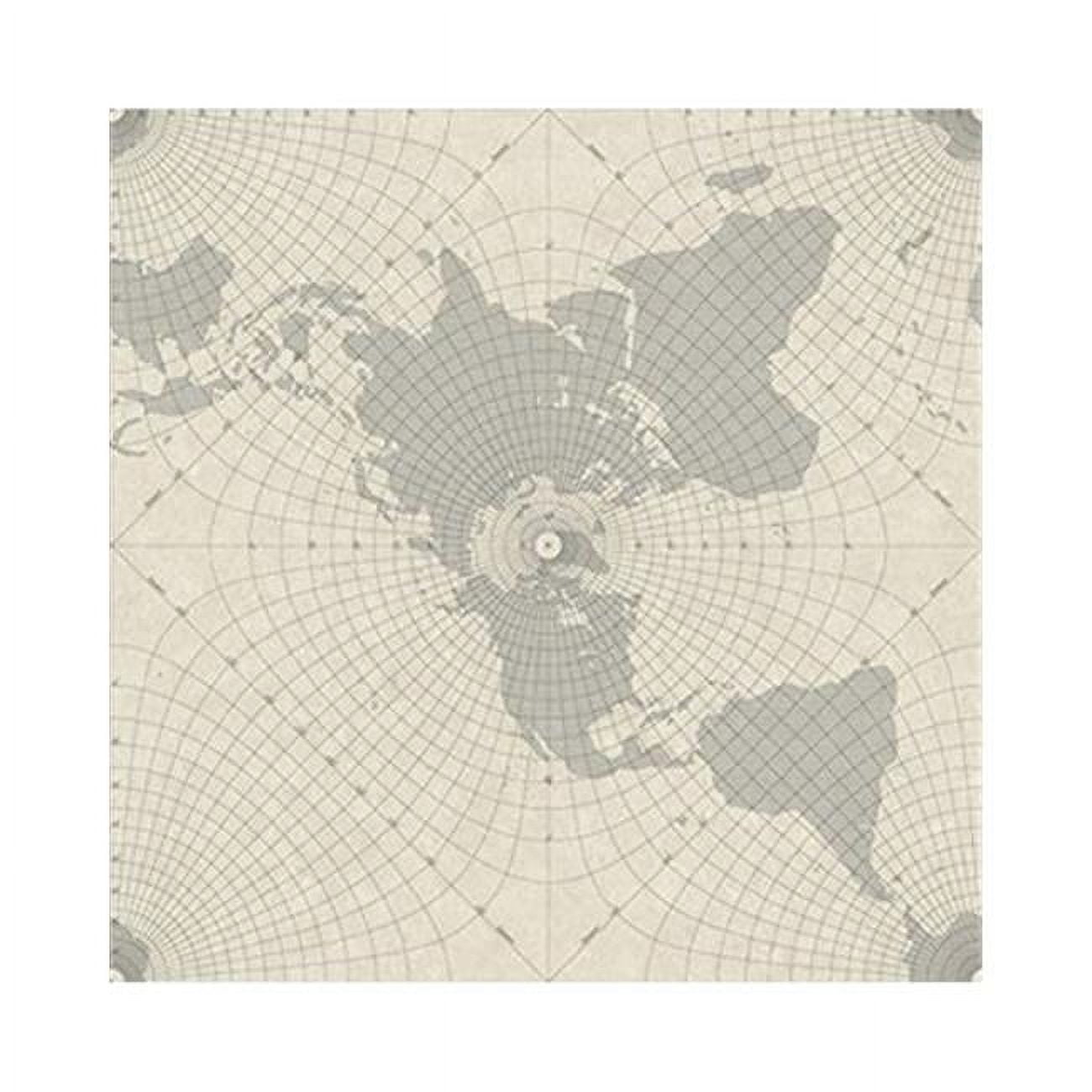 Maritime Maps Peel & Stick Wallpaper, Gray - Walmart.com