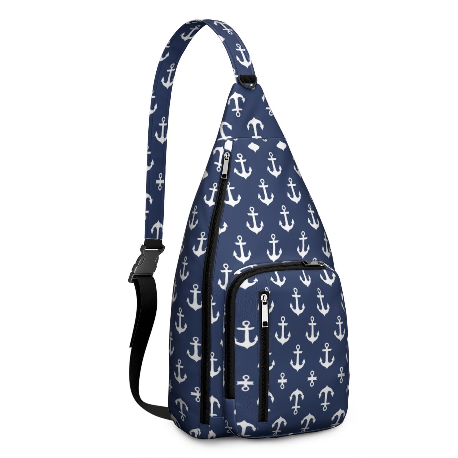 Maritime Shoulder Bag - Vintage Ocean Voyage Theme with Ship Wheel ...
