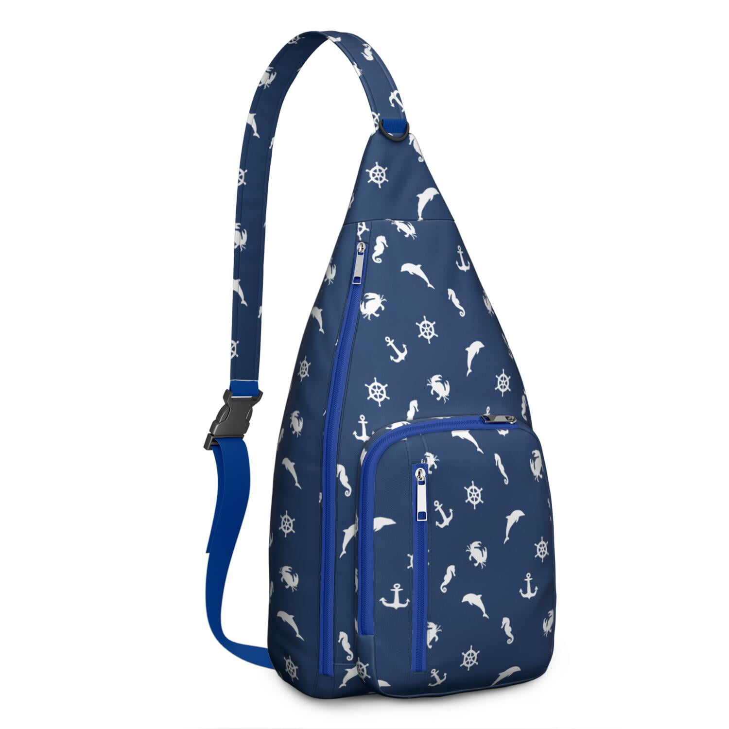 Maritime Shoulder Bag - Vintage Ocean Voyage Theme with Ship Wheel ...