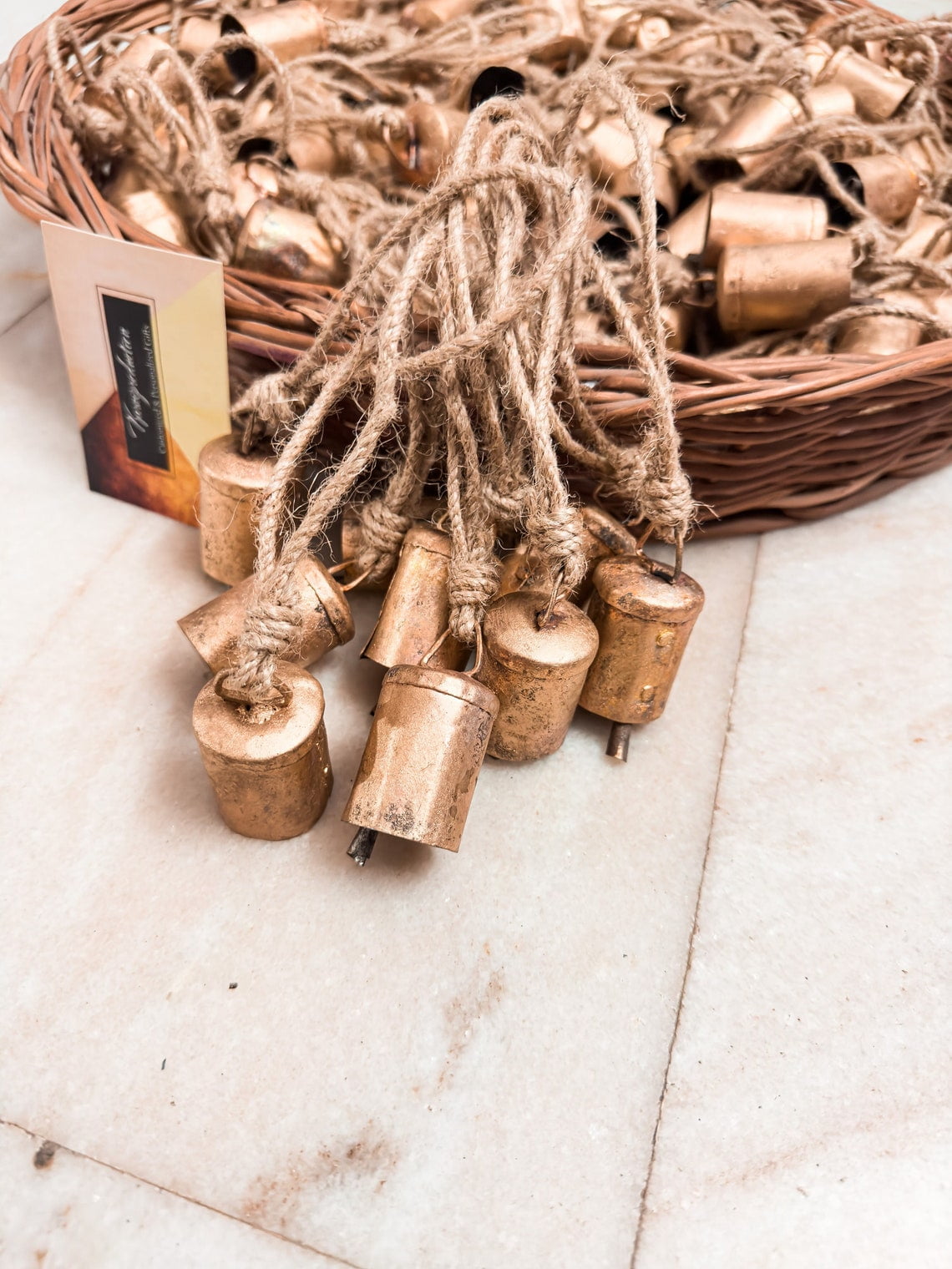 Maritime Treasures 30 pcs Rustic Cylinder Shaped Cow Bells, Vintage ...