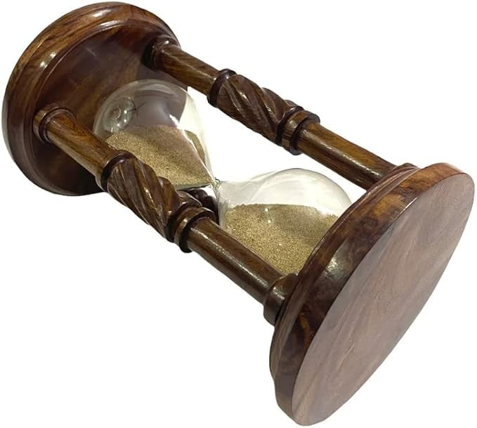 Maritime Treasures Antique Finish Brass Sand Timer, Vintage Nautical ...