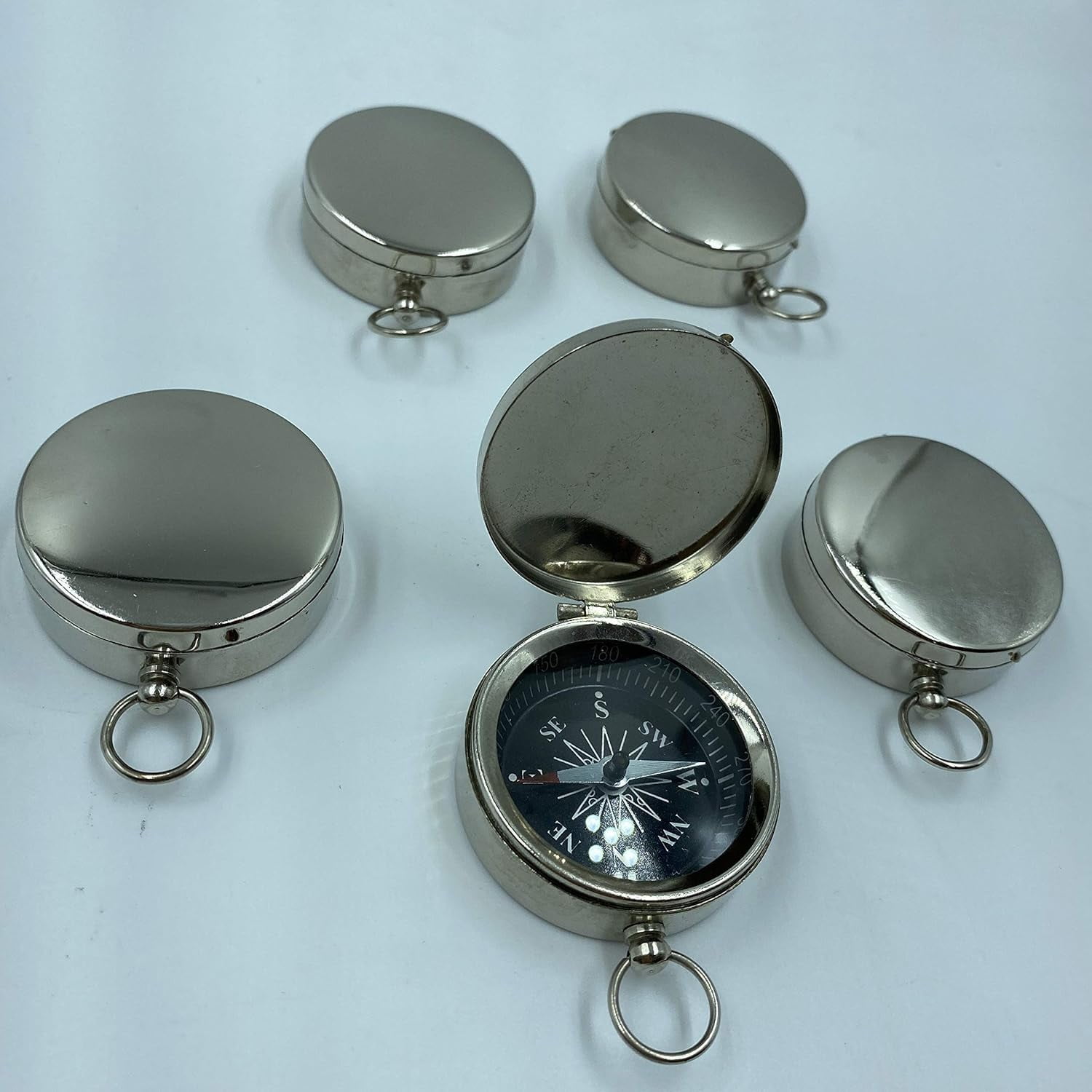 Maritime Treasures Vintage Pocket Compass for Kids Classic Portable ...