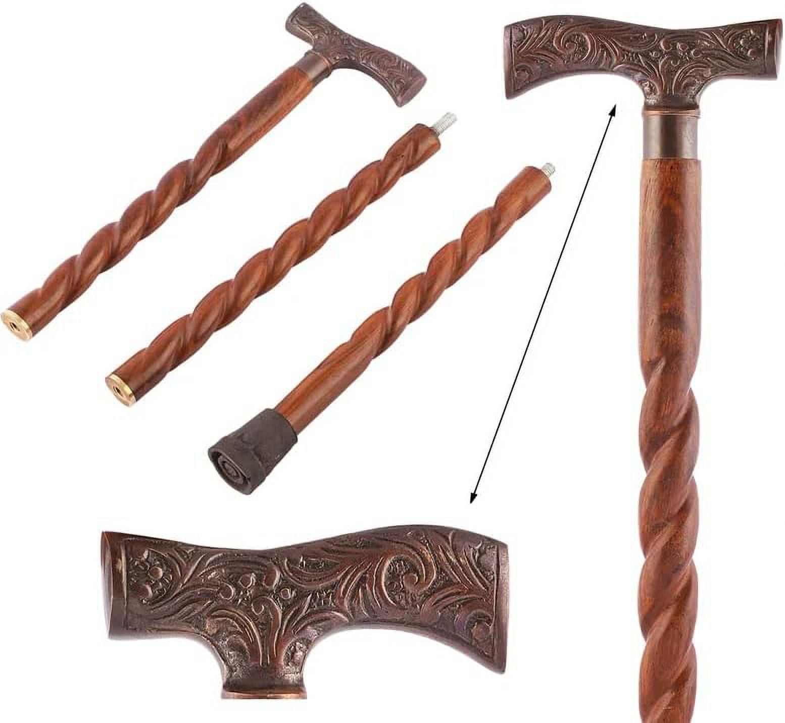 Maritime Treasuresr Walking Canes Beautiful Antique Plated Solid Brass ...