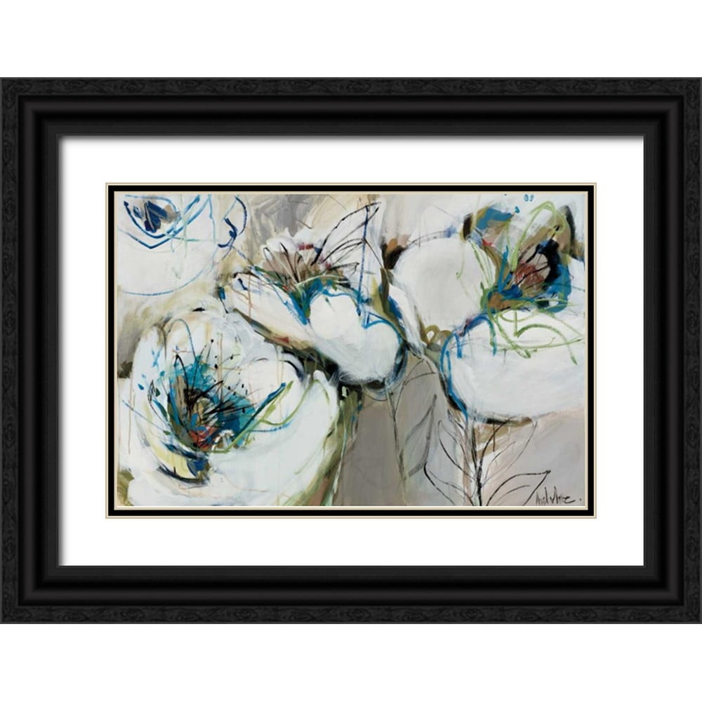 Maritz, Angela 14x11 Black Ornate Wood Framed with Double Matting ...