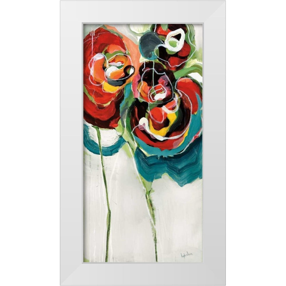 Maritz, Angela 18x32 White Modern Wood Framed Museum Art Print Titled ...