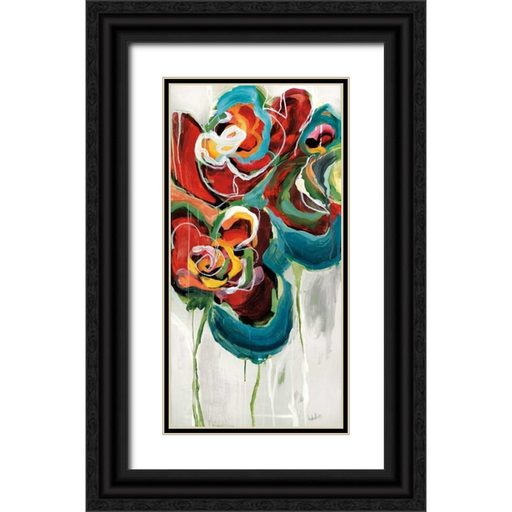 Maritz, Angela 9x14 Black Ornate Wood Framed with Double Matting Museum ...