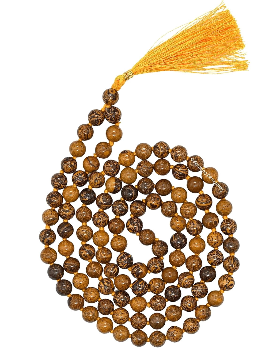 Mariyam Jasper Mala Beads - 108 Prayer Beads Japa Mala - Walmart.com