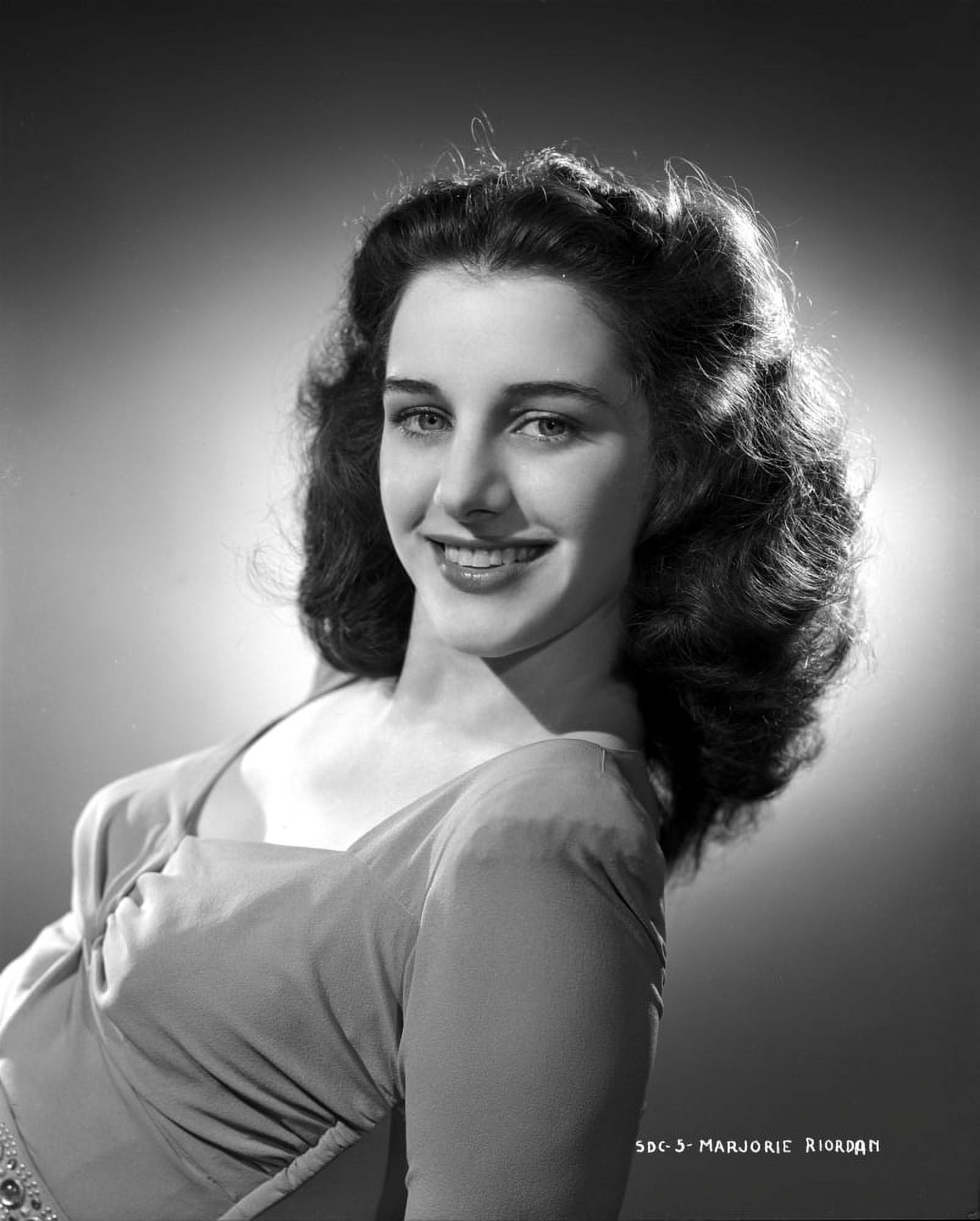 Marjorie Riordan smiling in Classic Portrait Photo Print (8 x 10 ...