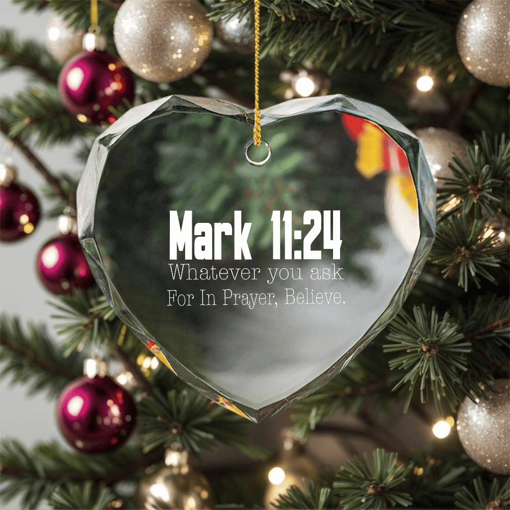 Mark 1124 Bible Verse Religious Christian Ornament, Indoor Decoration ...