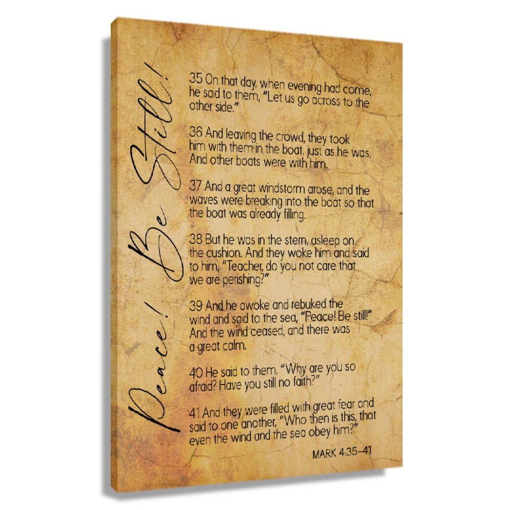 Mark 435–41 Bible Scripture Wall Art Bible Poster Kitchen Vertical ...