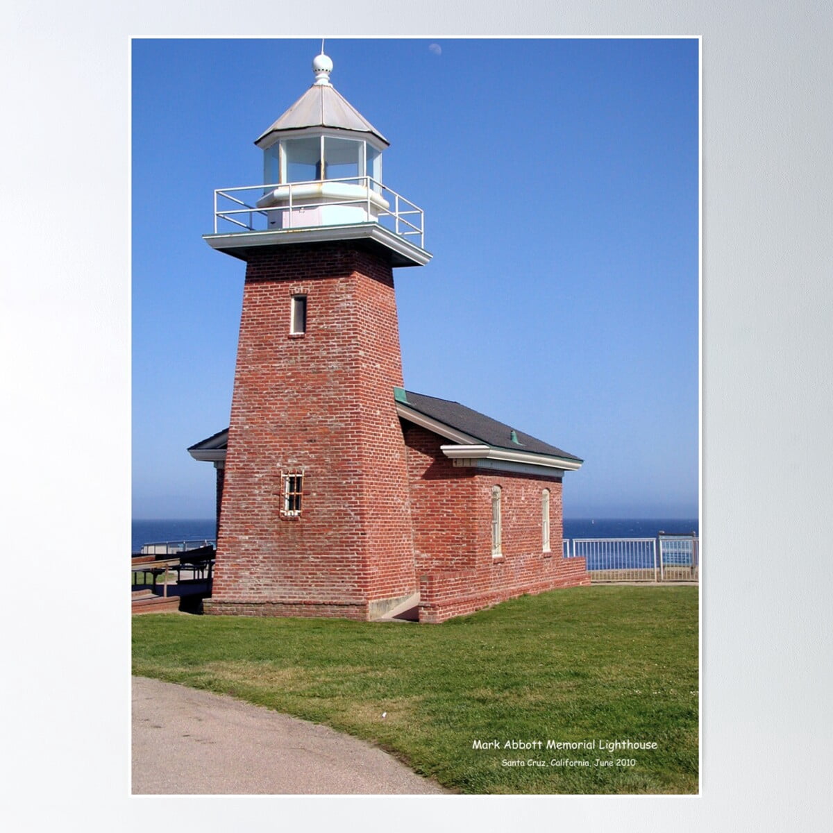 Mark Abbott Memorial Lighthouse Poster Wall Art, Modern Wall Decor For ...