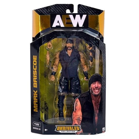 Mark Briscoe - AEW Unrivaled 18 Jazwares AEW Toy Wrestling Action ...