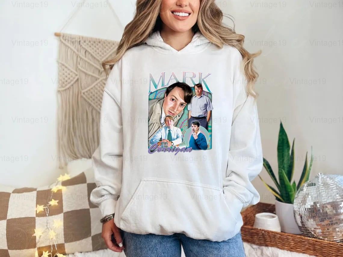 Mark Corrigan Hoodie for British Comedy and TV Show Fans, for men ...