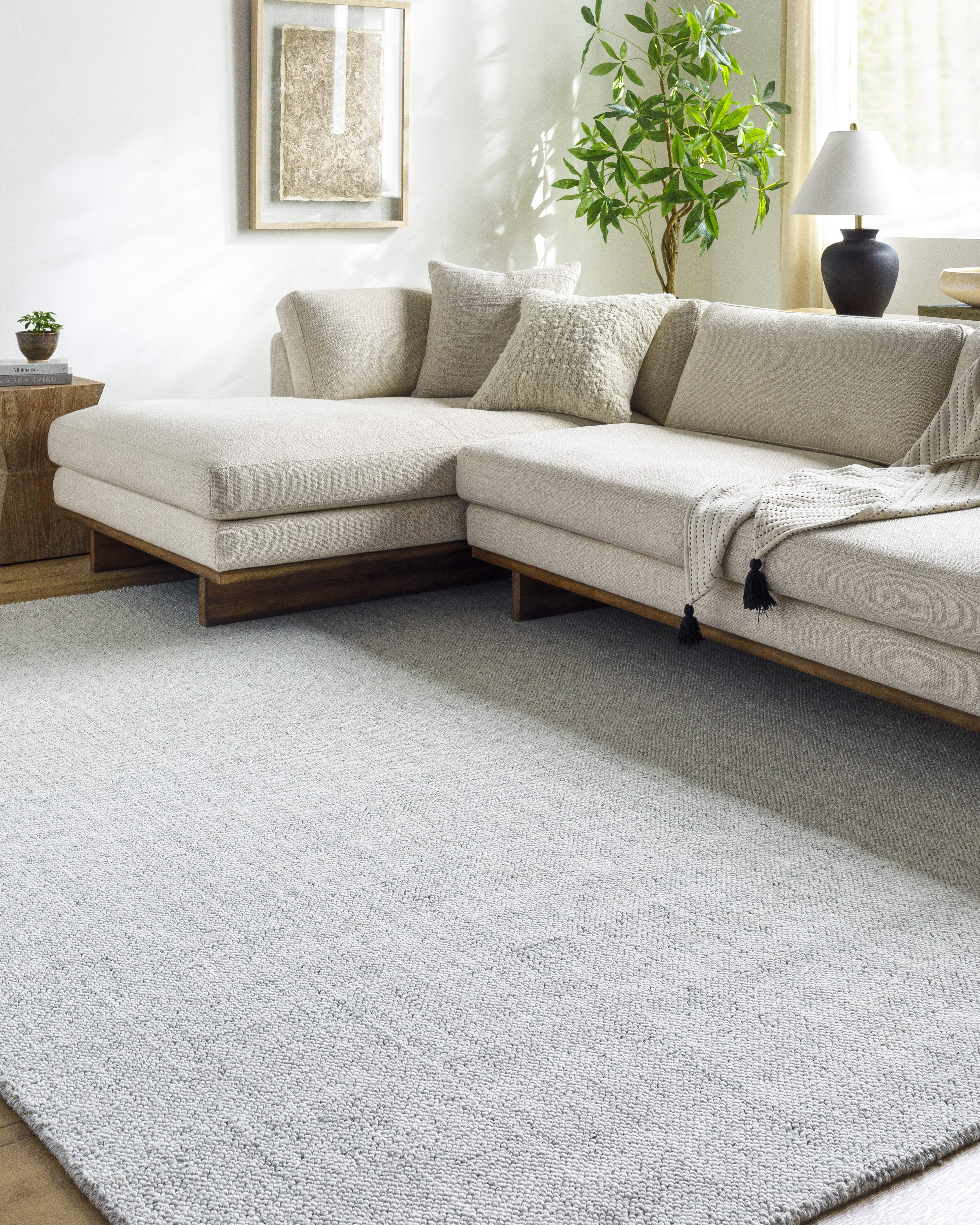 Mark&Day Area Rugs, 10x14 Kriste Cottage Silver Area Rug, Silver Grey ...