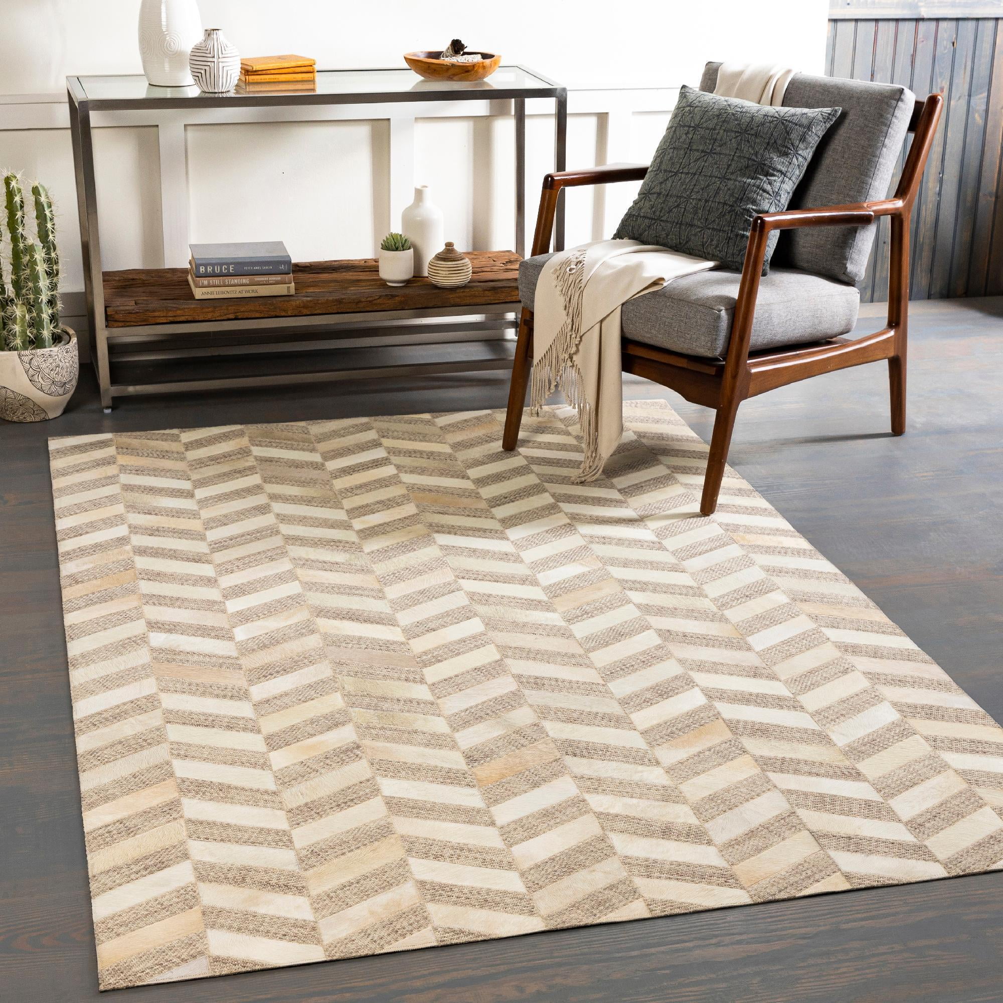 Mark&Day Area Rugs, 10x14 South Pekin Modern Beige Area Rug (10' x 14 ...