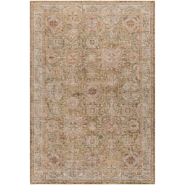 Mark&Day Area Rugs, 12x15 Belvue Traditional Olive Area Rug (12' x 15 ...