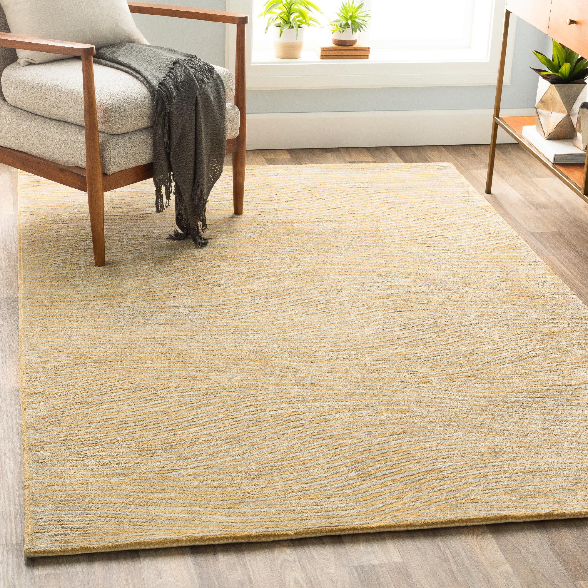 Mark&Day Area Rugs, 12x15 Langham Modern Butter Area Rug (12' x 15 ...