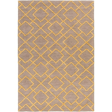 Mark&Day Wool Area Rugs, 10x10 Ariton Modern Camel Square Area Rug (9'9 ...