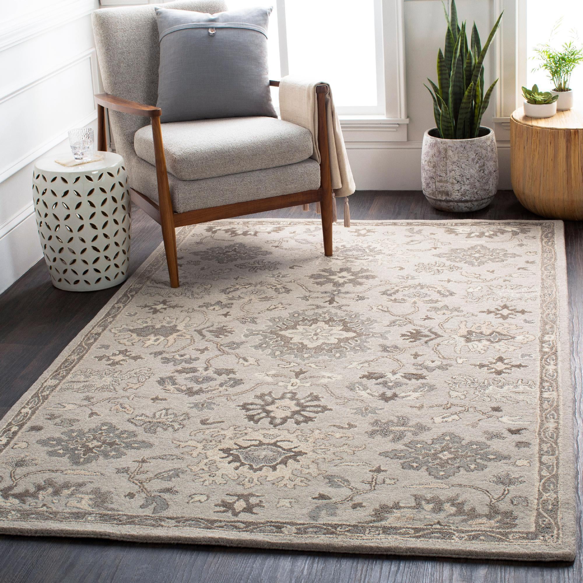 Mark&Day Area Rugs, 12x18 Ness Traditional Taupe Area Rug (12' x 18 ...