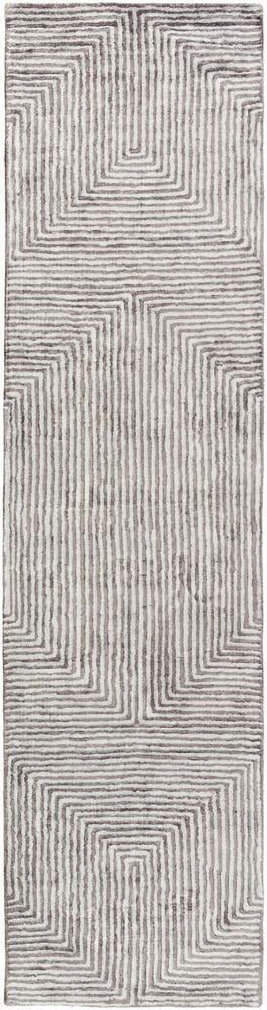 Mark&Day Area Rugs, 2x10 Calais Modern Light Gray Runner Area Rug, Grey ...