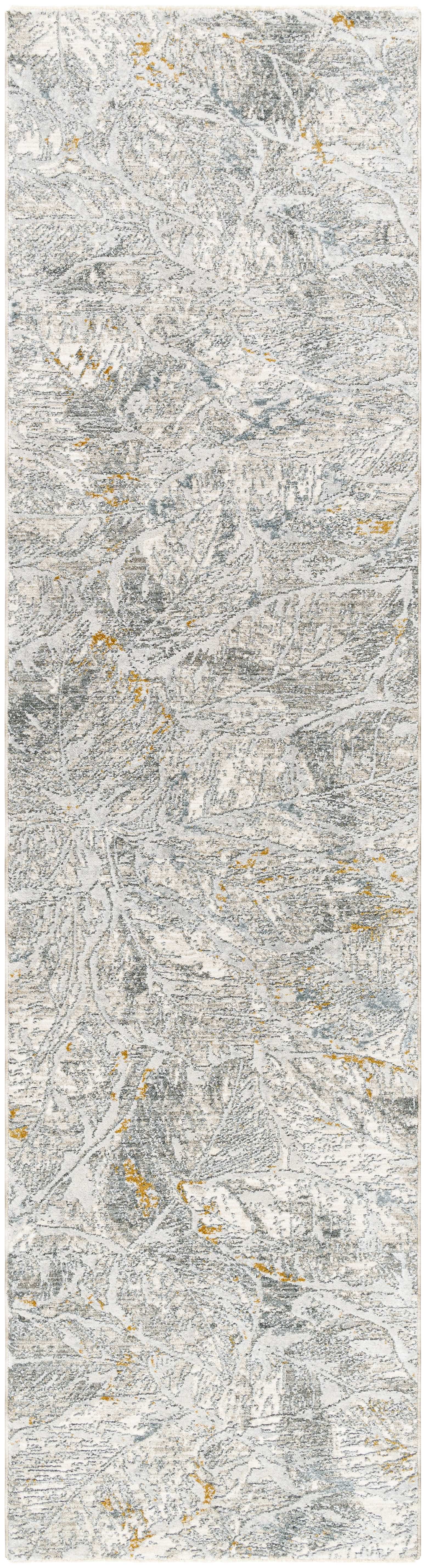 Mark&Day Area Rugs, 2x10 Celest Modern Burnt Medium Gray Runner Area ...