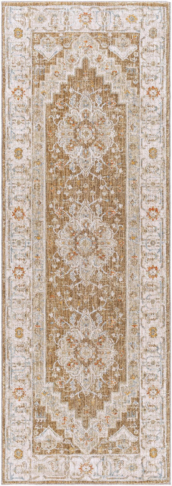 Mark&Day Area Rugs, 2x10 Schardam Traditional Beige Runner Area Rug (2 ...
