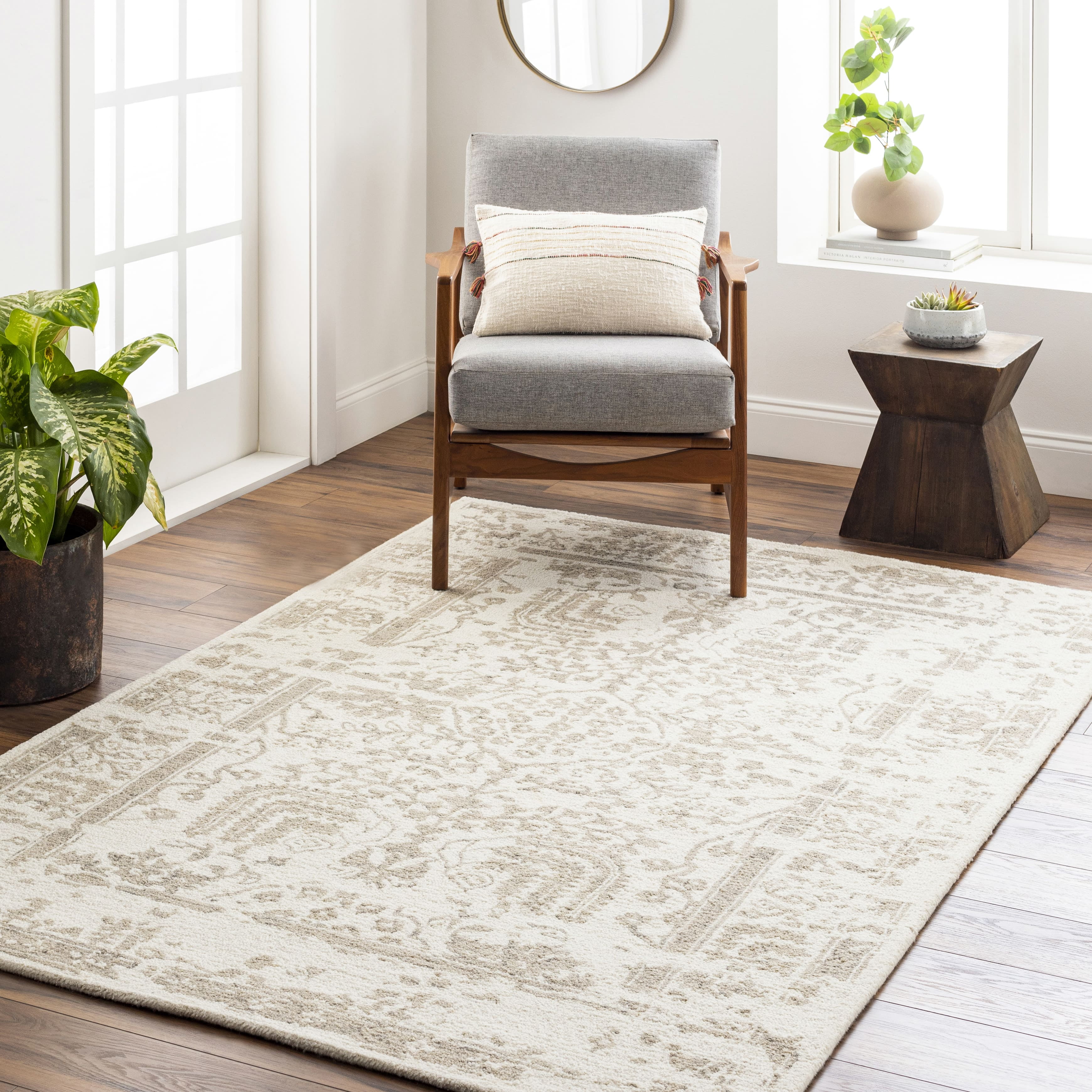 Mark&Day Area Rugs, 2x3 Aloa Traditional Ivory Area Rug (2' x 3 ...