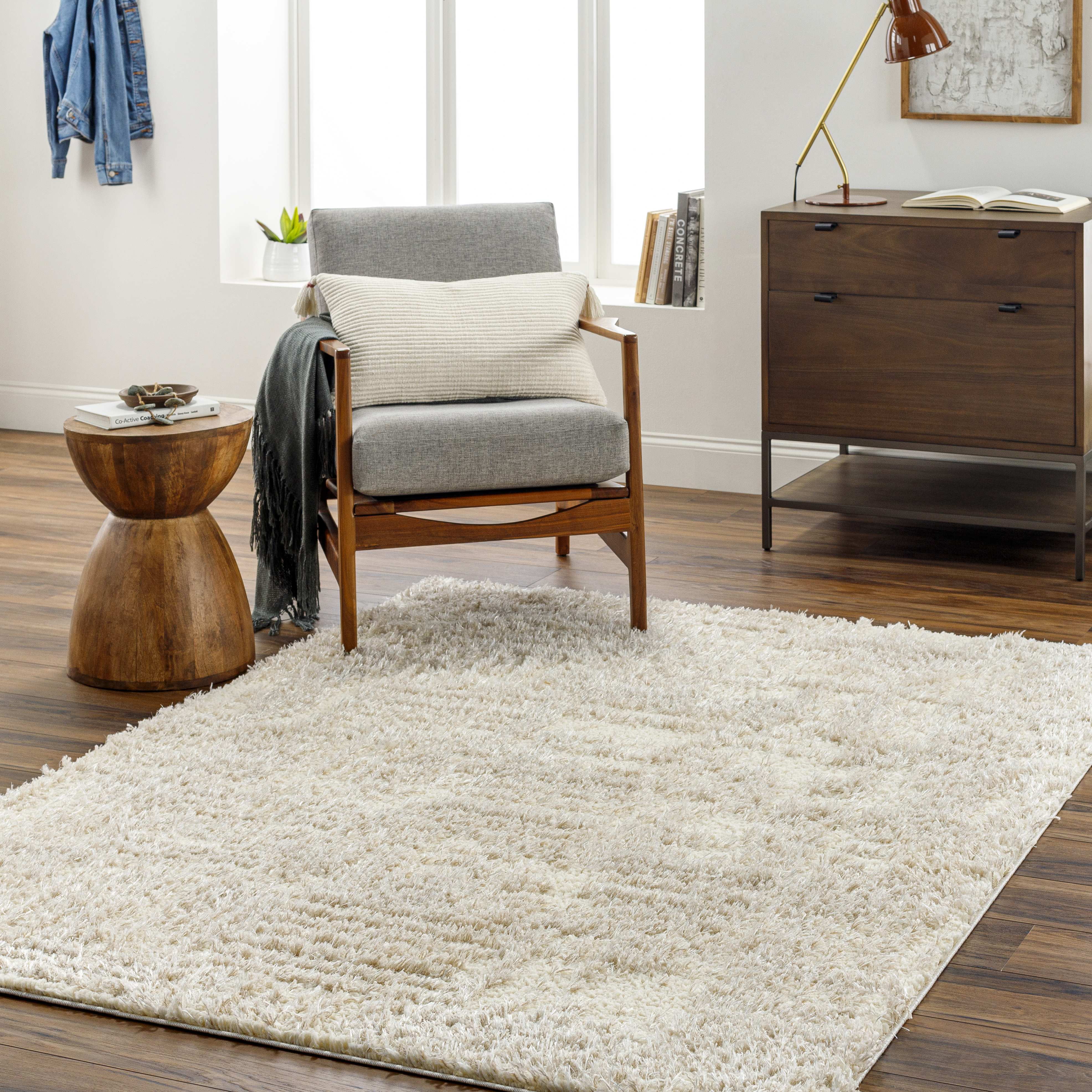 Mark&Day Area Rugs, 2x3 Breck Modern Tan Cream Area Rug (2' x 3 ...
