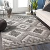 Mark&Day Washable Area Rugs, 5x7 Vernon Hills Traditional Burnt Orange ...