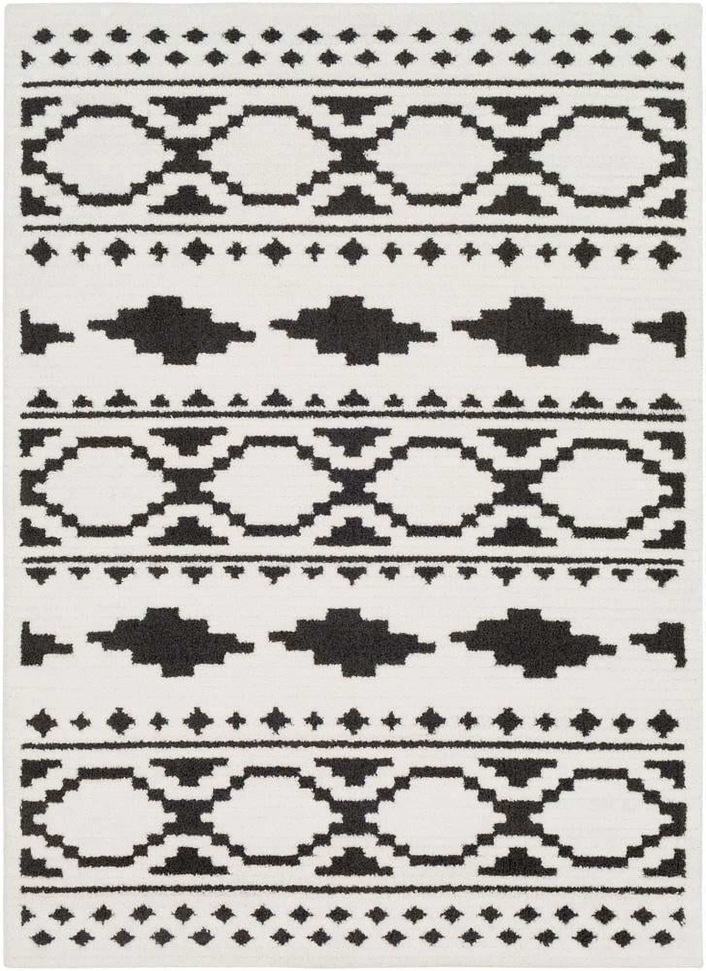Mark&Day Area Rugs, 2x3 Gaaeel Global Black Area Rug (2' x 3 ...