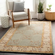 Mark&Day Area Rugs, 4x4 Hardisty Traditional Burgundy Square Area Rug ...