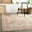 Mark&Day Washable Area Rugs, 2x3 Vernon Hills Traditional Burnt Orange ...