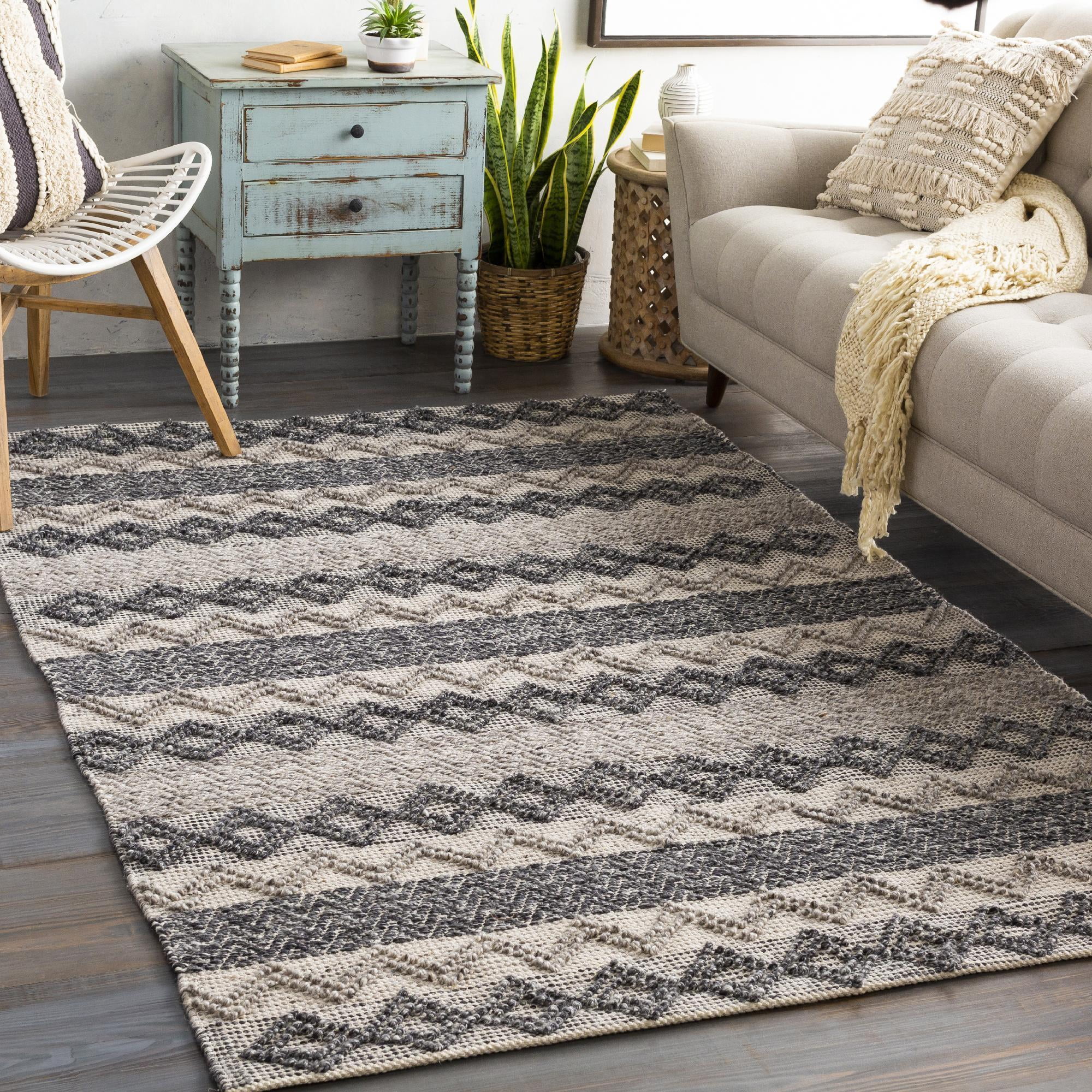 Mark&Day Area Rugs, 2x3 Horley Cottage Black Area Rug (2' x 3 ...