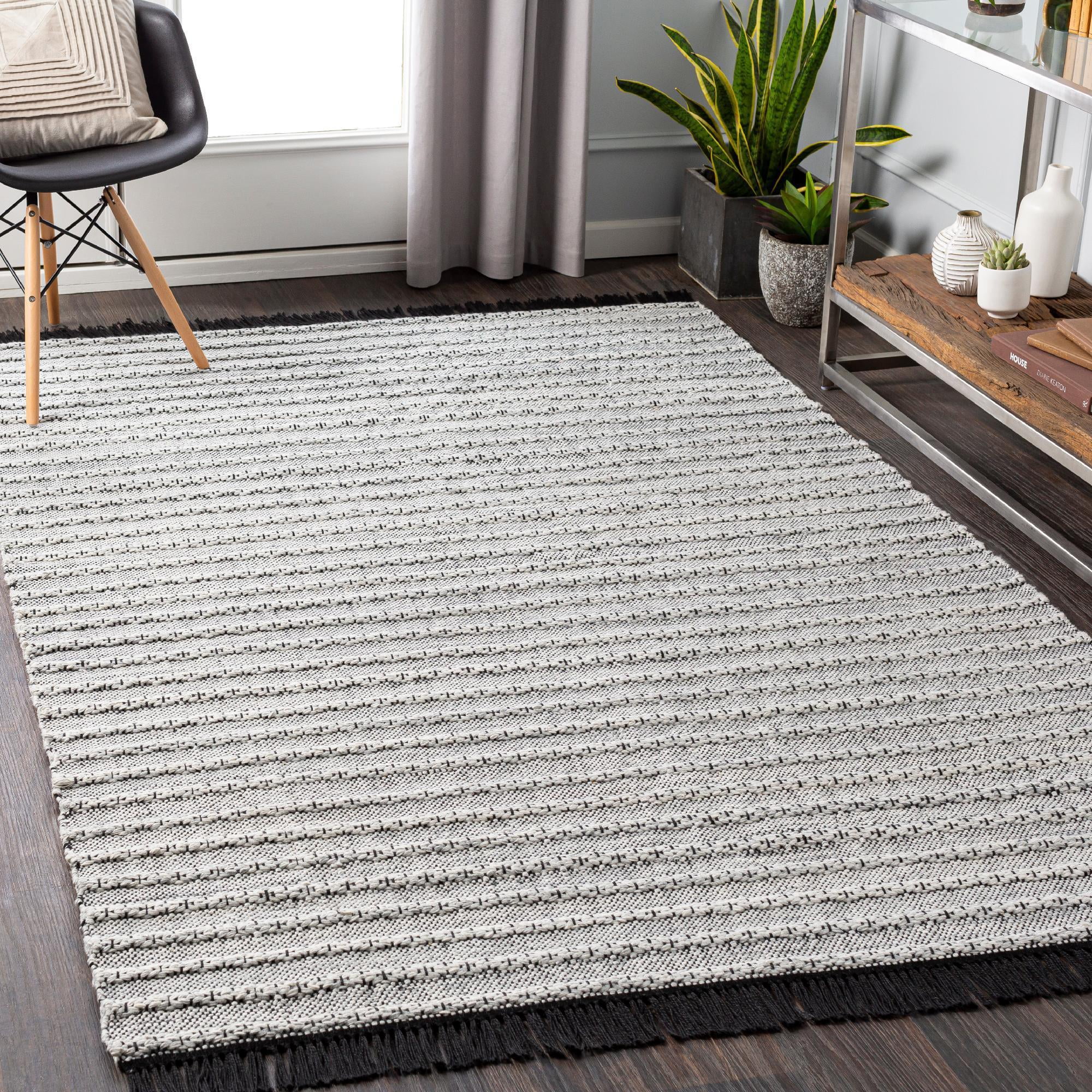 Mark&Day Area Rugs, 2x3 Smerp Modern Black Area Rug (2' x 3') - Walmart.com