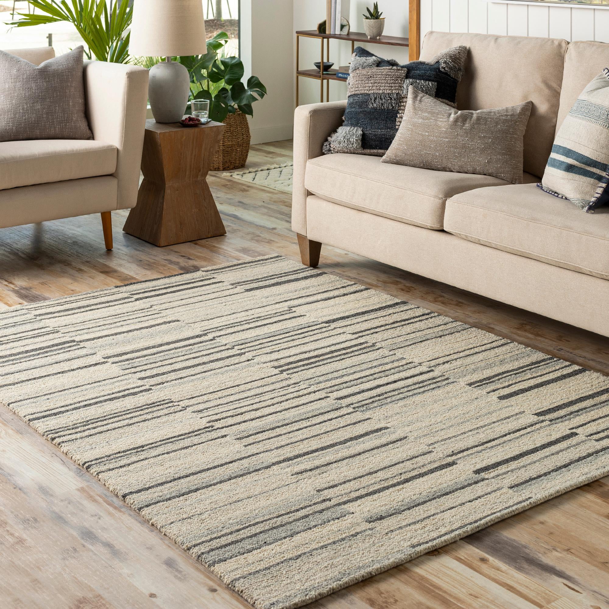 Mark&Day Area Rugs, 2x3 Speedway Modern Charcoal Area Rug (2' x 3 ...