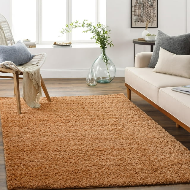Mark&Day Indoor Area Rugs, Vere Modern Burnt Orange Rug (2' x 3 ...