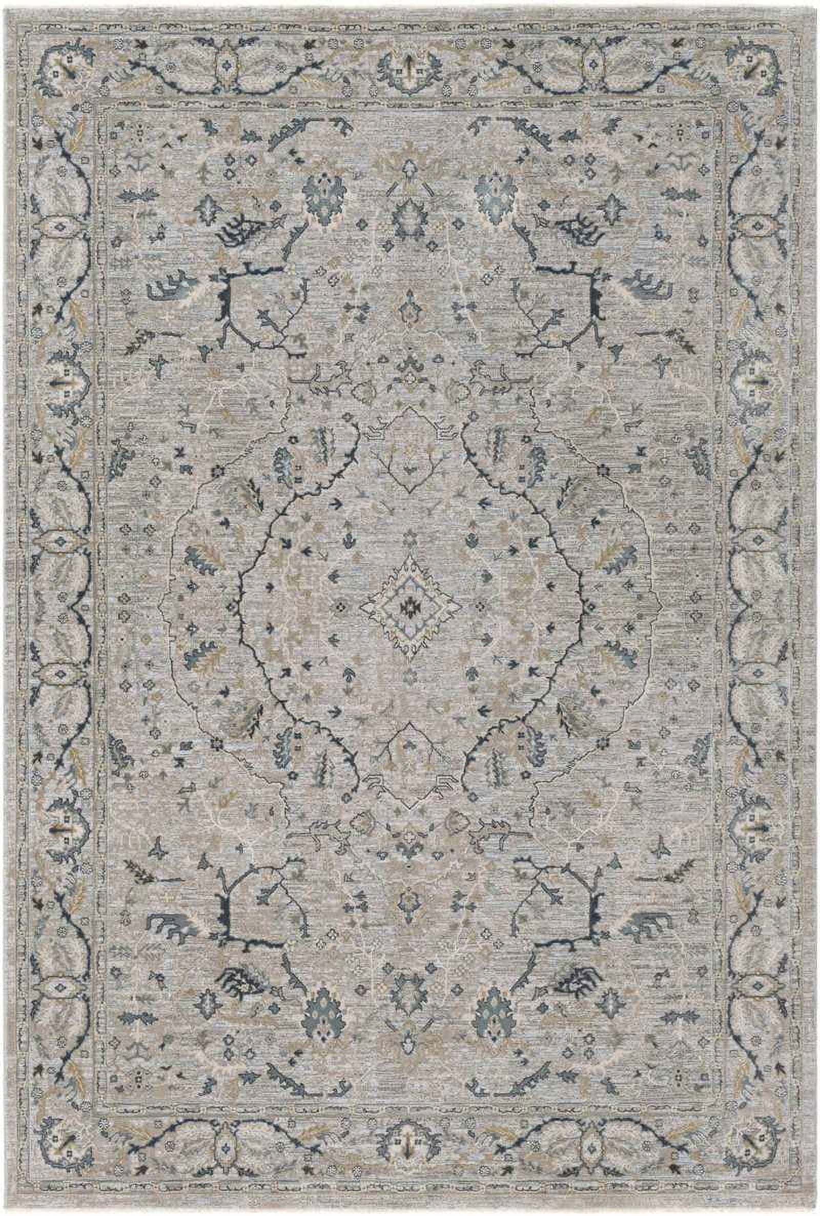 Mark&Day Area Rugs, 2x3 Zijdewind Traditional Dark Green Area Rug (2' x ...