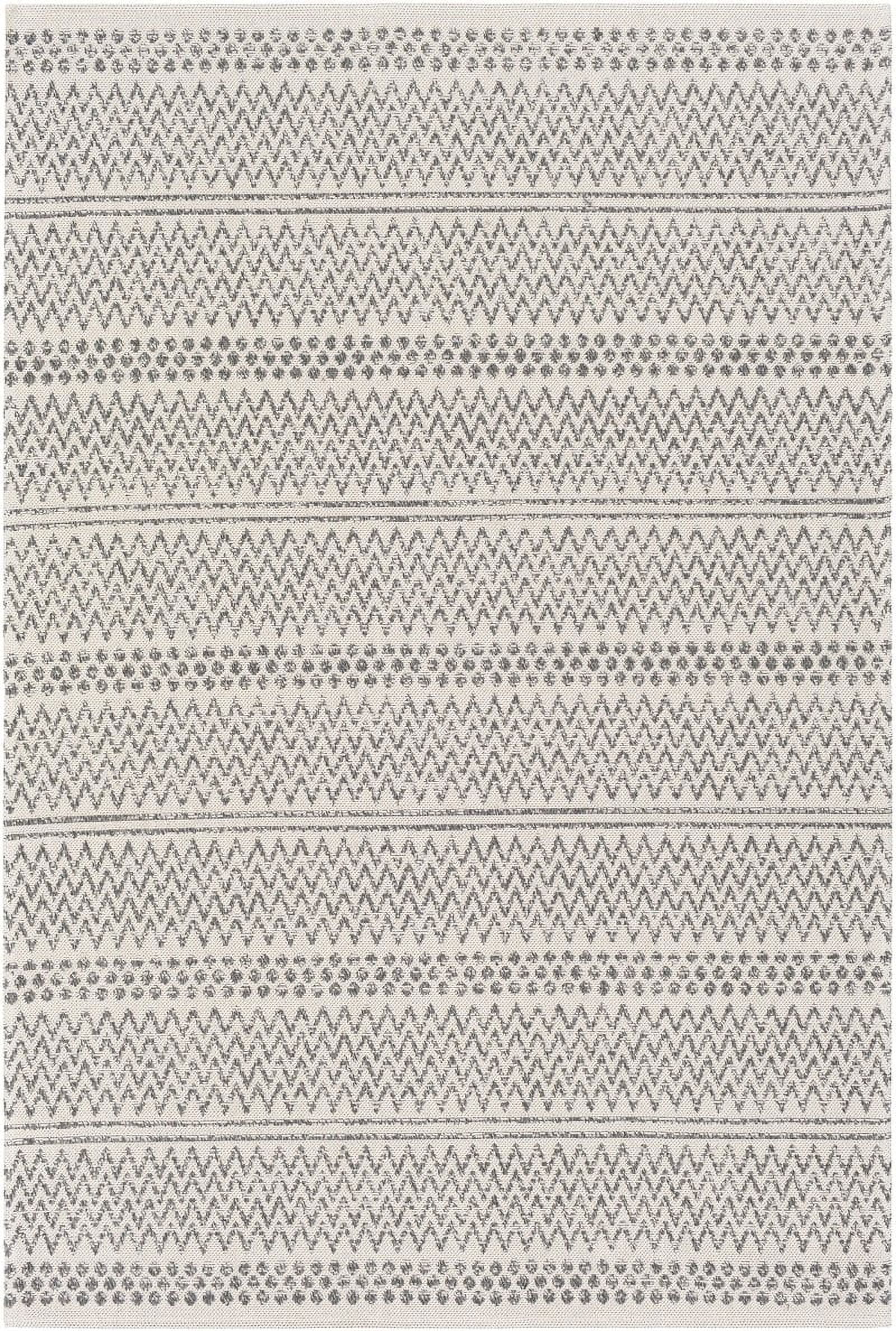 Mark&Day Area Rugs, 2x4 Aarau Global Silver Gray Area Rug (2'2" x 3'9 ...