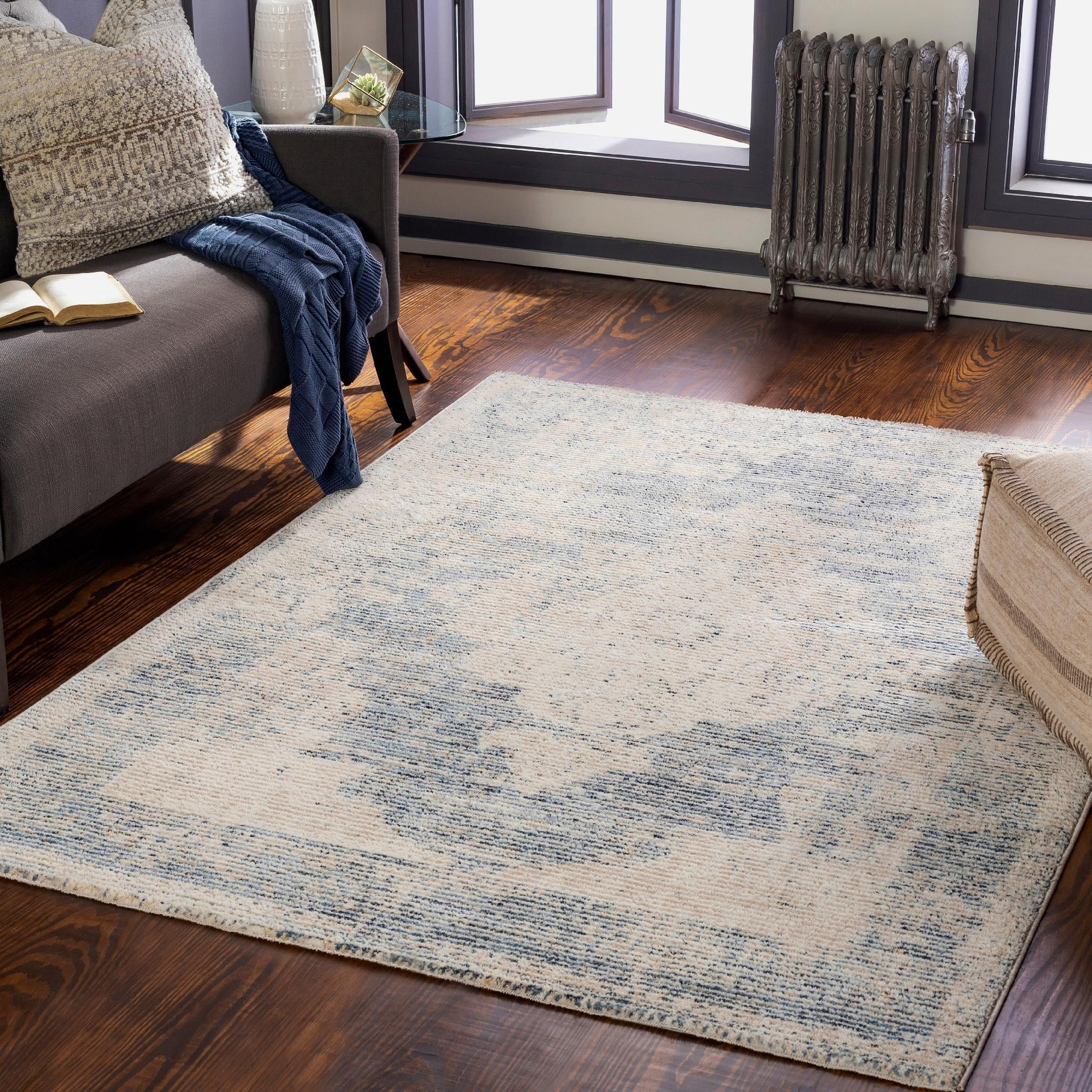 Mark&Day Area Rugs, 2x4 Jasonville Traditional Denim Area Rug (2'3" x 3 ...