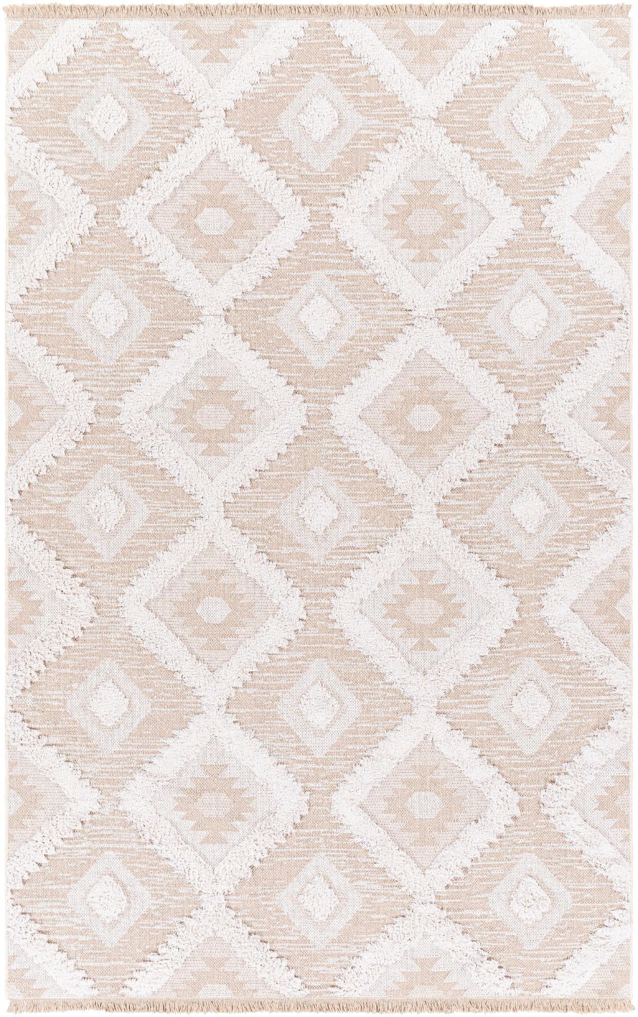 Mark&Day Area Rugs, 2x4 Moran Rustic Beige Area Rug (2'1" x 3'9 ...