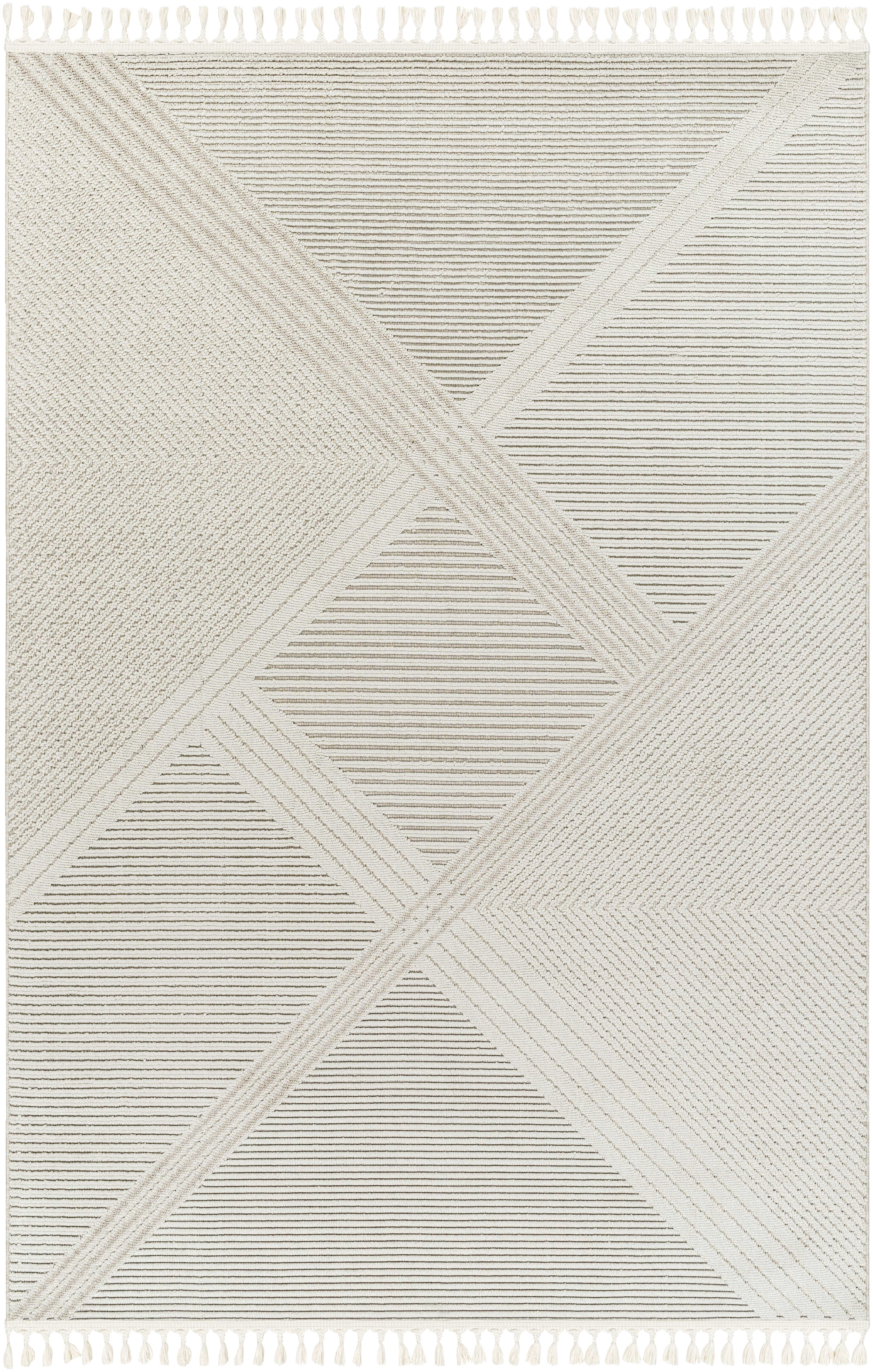 Mark&Day Area Rugs, 2x4 Sadaf Modern Beige/Ivory Area Rug, Beige Ivory ...