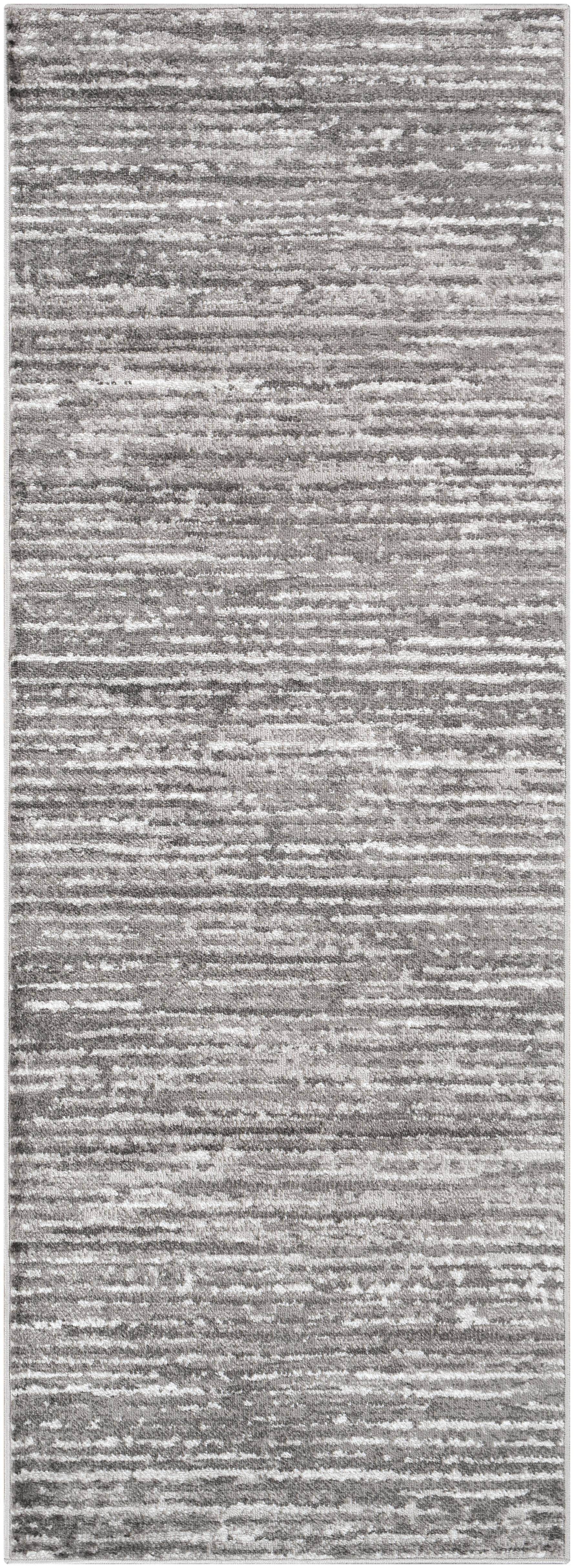 Mark&Day Area Rugs, 3x7 Delisle Modern Light Gray Runner Area Rug, Grey ...