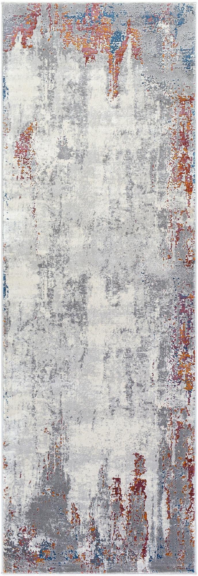 Mark&Day Area Rugs, 2x7 Erlenbach Modern Charcoal Runner Area Rug (2'7 ...