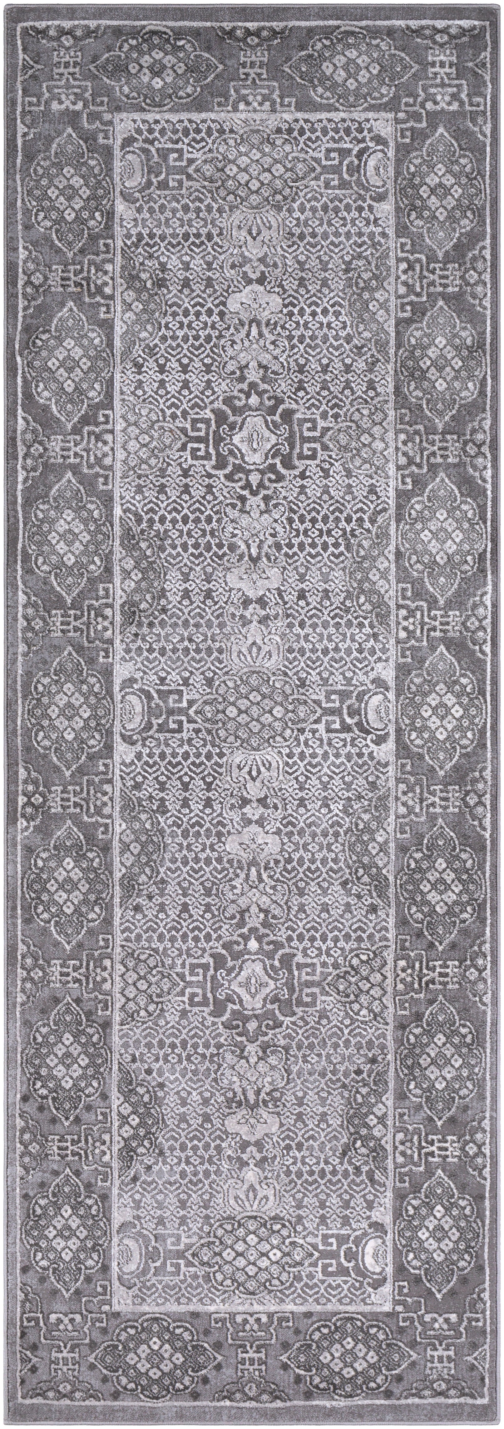 Mark&Day Area Rugs, 2x7 Paradise Traditional Taupe Runner Area Rug (2'7 ...