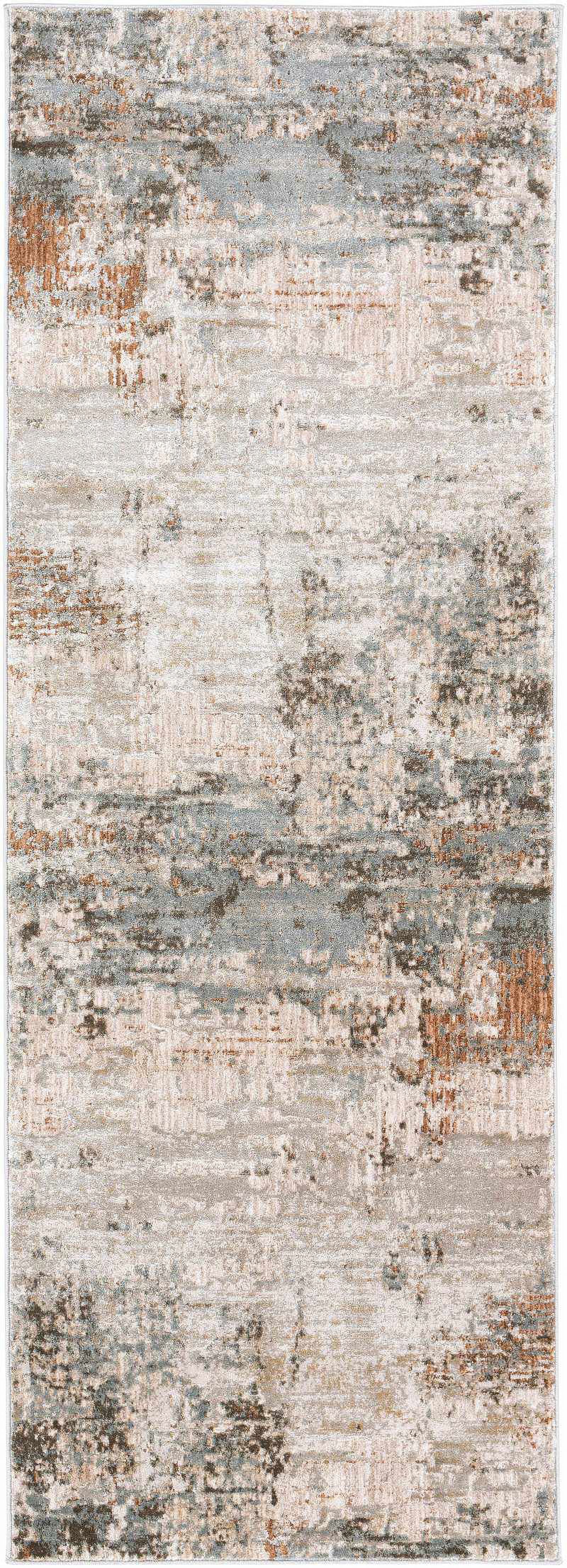 Mark&Day Area Rugs, 2x7 Zaandam Modern Dark Brown Runner Area Rug (2'7 ...