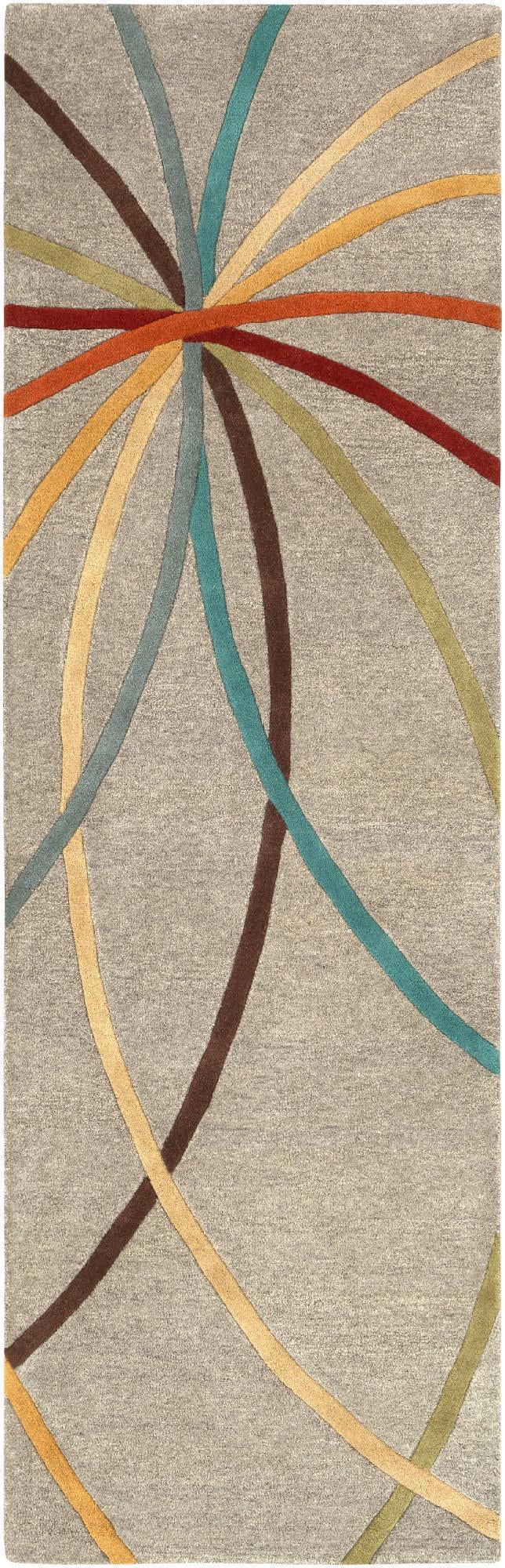 Mark&Day Area Rugs, 2x8 Falher Modern Sage Runner Area Rug (2'6" x 8 ...