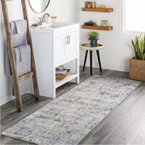 Mark&Day Area Rugs, 3x7 Stafford Traditional Peach Runner Area Rug ...